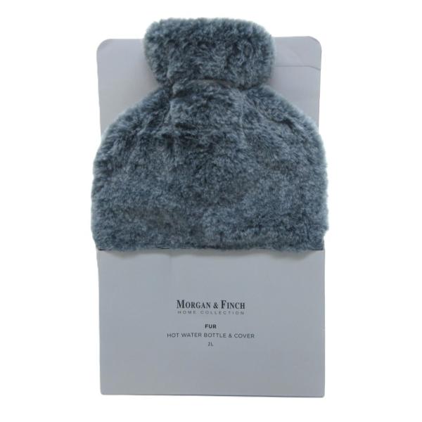 未使用品 モーガン アンド フィンチ MORGAN＆FINCH ファー付き湯たんぽ&amp;カバー 2L用 ホームコレクション グレー【表記サイズ】2L【実寸サイズ】--　【素材】ポリエステル【色】グレー【仕様】--【状態】未使用品です。　...