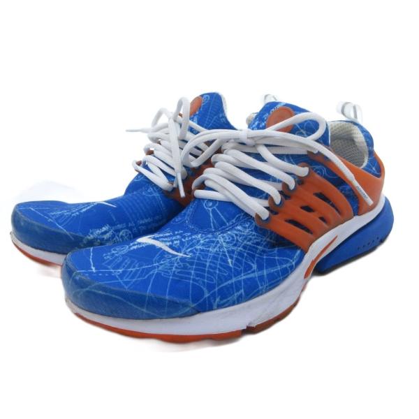 ナイキ NIKE 美品 AIR PRESTO SOAR スニーカー トゥガード タン一体型 メッシュ 青 ブルー JP28−29.5 /HW IBO95 メンズ【ブランド】ナイキ NIKE【表記サイズ】JP28-29.5【実寸サイズ】最大幅...