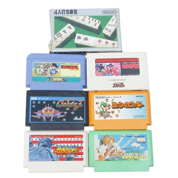 ファミコン ファミリーコンピュータ キン肉マン ドラゴンボール神龍の謎 他 カセット ソフト7点セット まとめ 動作未確認 ■GY99【表記サイズ】--【実寸サイズ】--　【素材】--【色】--【仕様】分売不可【状態】※動作未確認のためジャ...