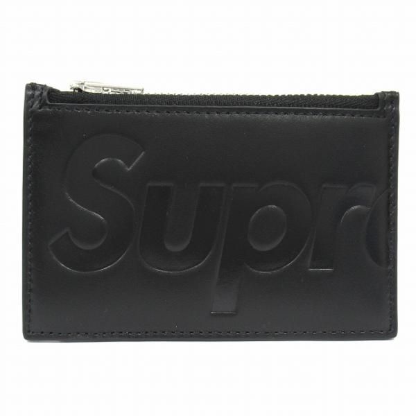 未使用品 25SS シュプリーム SUPREME "Leather Zip Card Holder" レザー ジップ カードホルダー カードケース コインケース 財布 黒【ブランド】25SS シュプリーム SUPREME【実寸サイズ】ヨコ：...