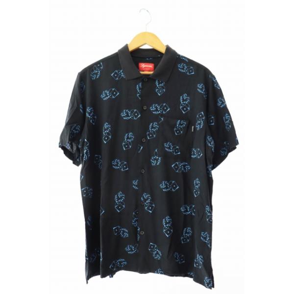 シュプリーム SUPREME 19SS Dice Rayon S/S Shirt ダイス レーヨン 半袖シャツ M 黒 ブラック ブランド古着ベクトル ☆AA★ 250611【ブランド】シュプリーム SUPREME【表記サイズ】M※実寸サイ...