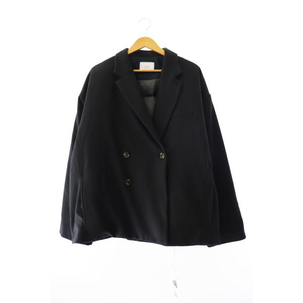 miffew ミフュー DOUBLE BREASTED TAILORED DOWN JACKET ダブル ブレステッド テーラード ダウン ジャケット 3 黒 ブラック ブランド古着ベクトル ●■ 250619【表記サイズ】3※実寸サイズを...