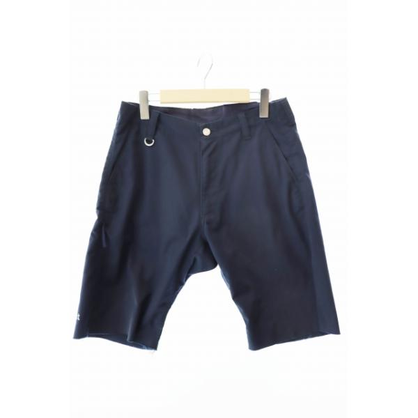 ユニフォームエクスペリメント uniform experiment 22SS CUT OFF SHORTS ロゴ カットオフ ショーツ ハーフ パンツ UE-220045 1 ネイビー●【ブランド】ユニフォームエクスペリメント unifor...