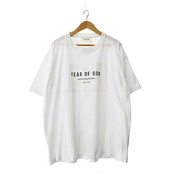 フィアオブゴッド Fear of God 6th Collection Insideout Tee インサイドアウト ロゴ ワッペン 半袖 Tシャツ C000-1009 CTJ M 白ホワイト☆AA★251108 メンズ【ブランド】フィアオ...