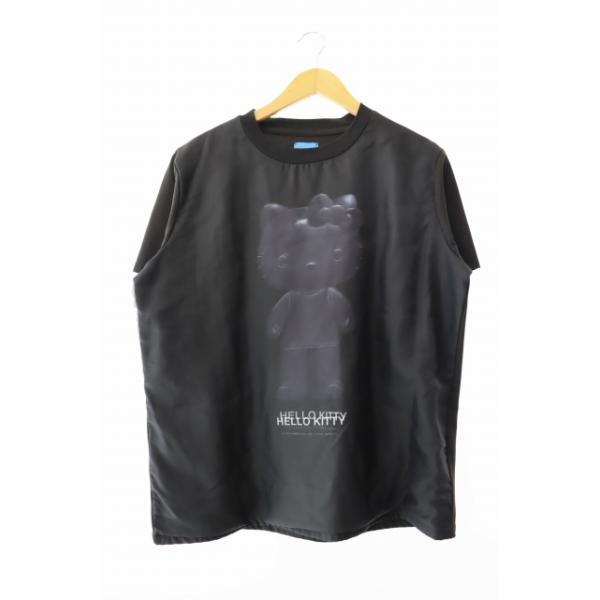 TRIPPY ART トリッピーアート ハローキティ 半袖Tシャツ M 黒 ブラック ブランド古着ベクトル ● 250821【表記サイズ】M※実寸サイズを記載しておりますので、サイズに関するご質問はお答え致しかねます。【実寸サイズ】肩幅：4...