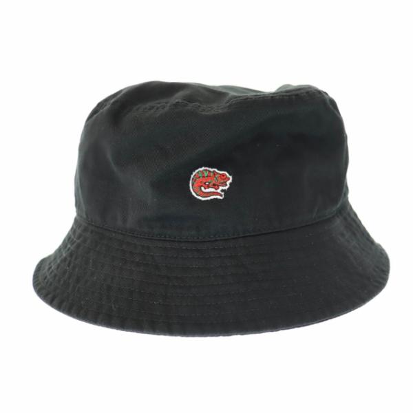 RAIDBACK FABRIC レイドバック ファブリック ×newhatta ニューハッタン ワッペン バケットハット 黒 ブラック ブランド古着ベクトル ●▲ 250906【実寸サイズ】つば：5.5cm　頭周り：62cm　　【色】ブラッ...