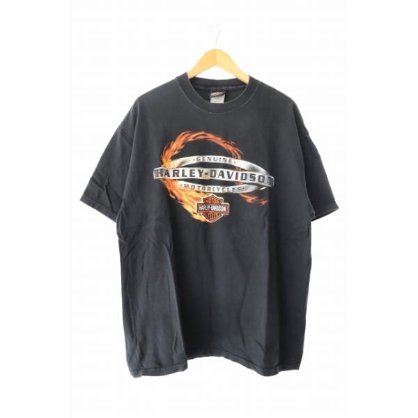 ヴィンテージ VINTAGE HARLEY DAVIDSON ハーレー ダビッドソン 00s プリント 半袖 Tシャツ XL 黒 ブラック ブランド古着ベクトル 中古260220 メンズ【ブランド】ヴィンテージ VINTAGE【表記サイズ】...