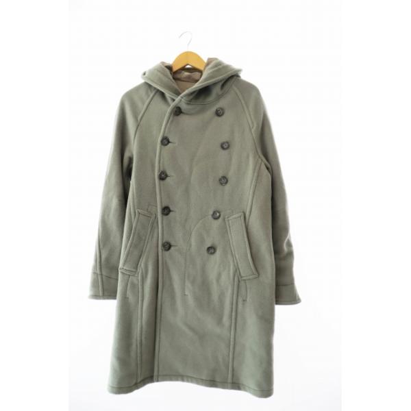 ノンネイティブ nonnative 17AW SAILOR HOODED COAT W/N MELTON WITH WINDSTOPPER セーラー フーデッド ゴア ウインドストッパー コート 1 グレー ● 251013【ブランド】ノン...