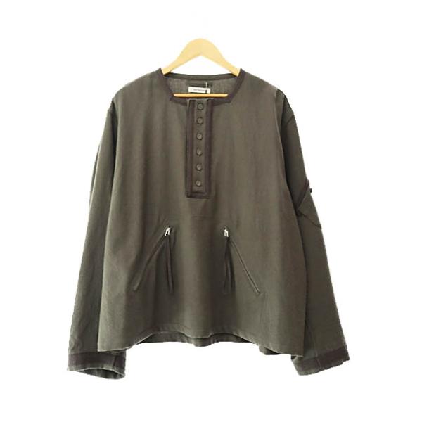 MATSUFUJI マツフジ 25AW Milling Wool Pullover Jacket ミリング 縮絨 ウール プルオーバー ジャケット M253-0103 3 TAUPE トープ ●■251007 メンズ【表記サイズ】3※実寸サ...