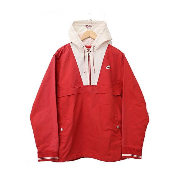 シュプリーム SUPREME ×NIKE SB ナイキ エスビー 09SS WORLD FAMOUS ANORAK ワールドフェイマス ロゴ アノラック パーカー 347876-648 L 赤レッド☆AA★260111【ブランド】シュプリー...