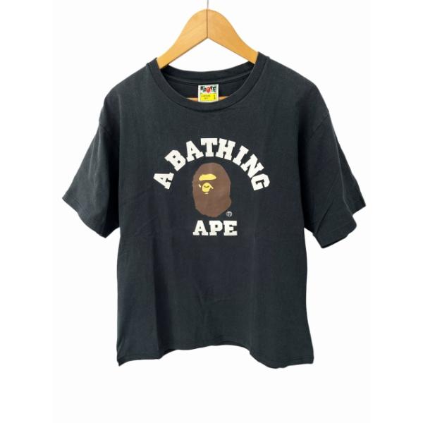 アベイシングエイプ A BATHING APE ロゴ プリント 半袖 Tシャツ L 黒 ブラック ブランド古着ベクトル 中古260220 メンズ【ブランド】アベイシングエイプ A BATHING APE【表記サイズ】L※実寸サイズを記載して...