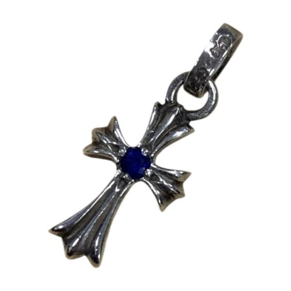 クロムハーツ CHROME HEARTS CRS BBYFAT SAP ベイビー ファット 1サファイア チャーム シルバー ネックレス トップ ブランド古着ベクトル 中古☆AA★▲■ 251205【ブランド】クロムハーツ CHROME H...