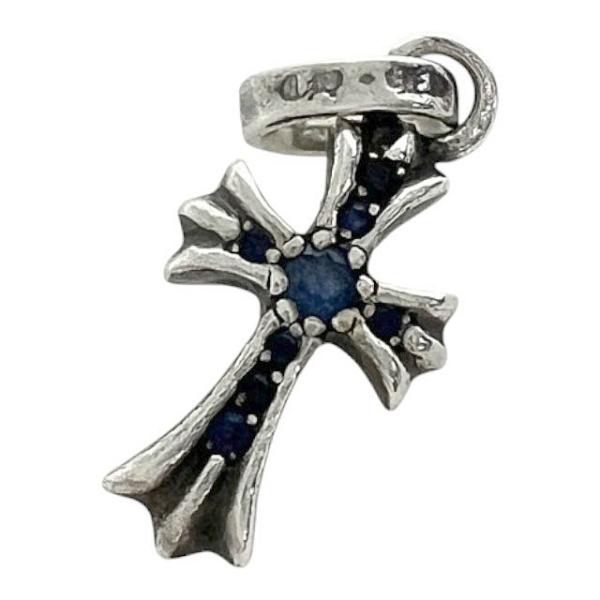 クロムハーツ CHROME HEARTS CRS BBYFAT P SAP ベイビー ファット サファイア SILVER 925 シルバー チャーム ネックレス トップ ☆AA★▲251215 メンズ【ブランド】クロムハーツ CHROME ...