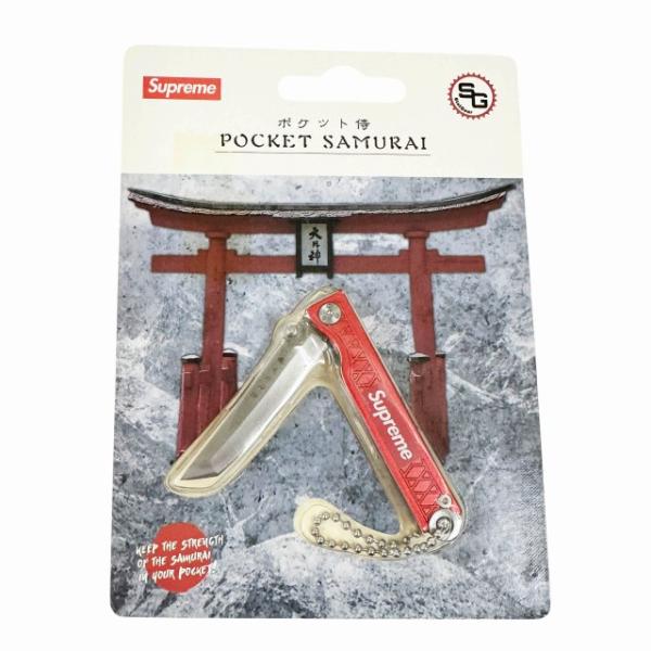 シュプリーム SUPREME 18SS StatGear Pocket Samurai スタットギア ロゴ ポケット サムライ ナイフ 赤 レッド ブランド古着ベクトル 中古☆AA★▲260227 メンズ【ブランド】シュプリーム SUPRE...