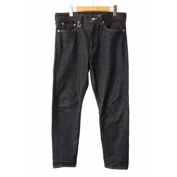 ユニフォームエクスペリメント uniform experiment 23AW RIGID DENIM TAPERED PANTS リジット デニム テーパード パンツ ジーンズ UE-232005 インディゴ●260204【ブランド】ユニフ...