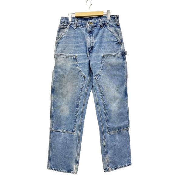 カーハート carhartt ダブルニー ペインター デニム パンツ ジーンズ B73 DST 34×34 インディゴ ブルー ブランド古着ベクトル 中古260423 メンズ【ブランド】カーハート carhartt【表記サイズ】34×34※...