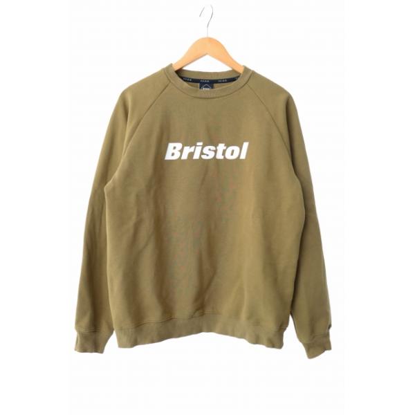 エフシーレアルブリストル F.C.Real Bristol FCRB 20AW AUTHENTIC LOGO CREWNECK SWEAT クルーネック スウェット トレーナー FCRB-202067 M カーキ●260213【ブランド】エ...