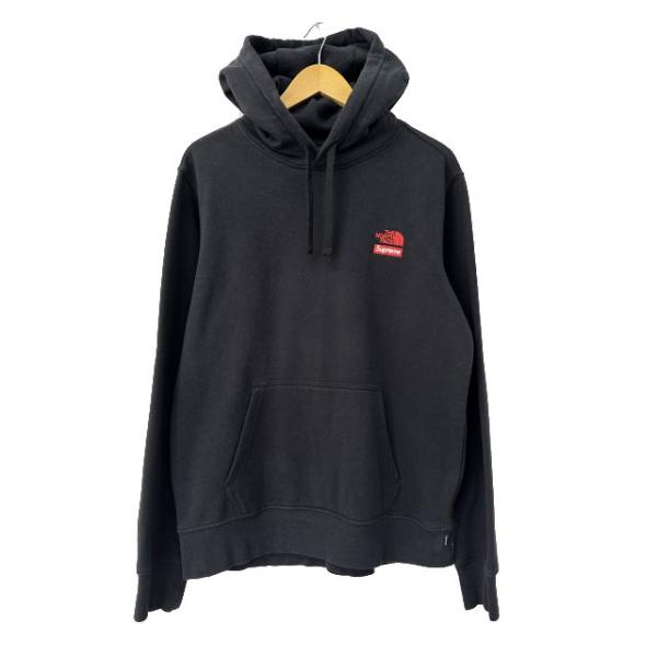 シュプリーム SUPREME ×THE NORTH FACE ノースフェイス 19AW Statue Of Liberty Hooded Sweatshirt スタチューオブリバティ 自由の女神 パーカー S 黒 260424【ブランド】シ...