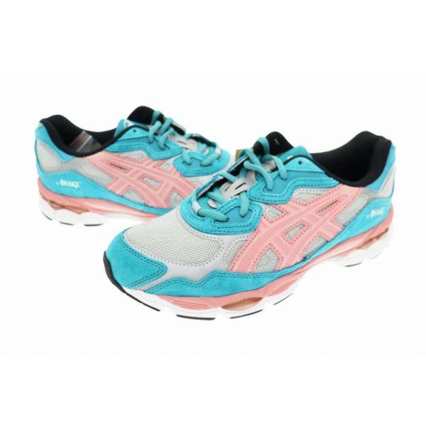 アシックス asics × AWAKE NY アウェイク ニューヨーク GEL-NYC Pure Silver Green Blue Slate ゲル 1201A850-022 26.5 ブルー ピンク ▲■260303【ブランド】アシック...