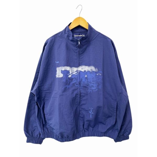 ナイキ NIKE × Travis Scott Cactus Jack トラヴィス スコット カクタス ジャック × フラグメント ロゴ刺繍 ウインドブレーカー ジップ ジャケット L ネイビー【ブランド】ナイキ NIKE【表記サイズ】L※...