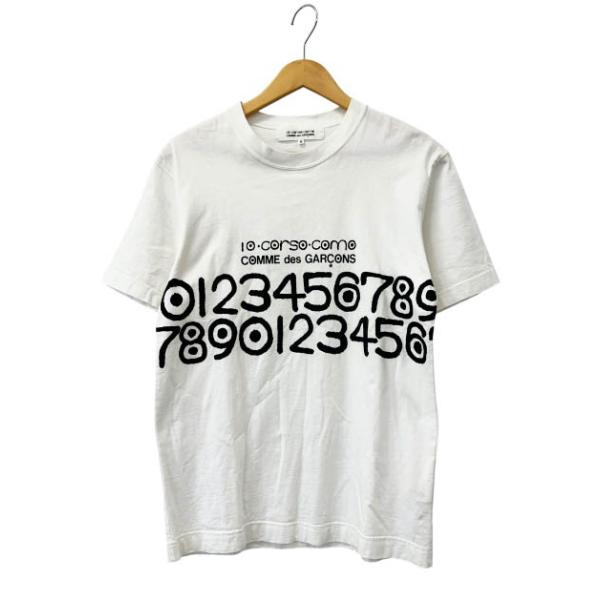 コムデギャルソン COMME des GARCONS 10 CORSO COMO ディエチコルソコモ ロゴ プリント 半袖Tシャツ AD2002 OE-T101 M 白ホワイト ●260425 メンズ【ブランド】コムデギャルソン COMME...