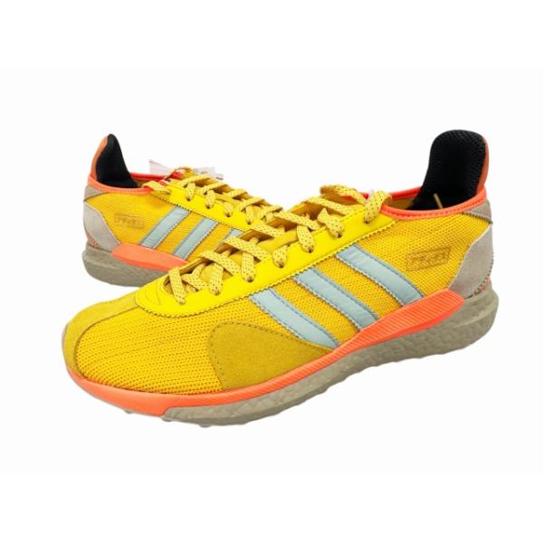アディダス adidas ×PHARRELL WILLIAMS ファレル ウィリアムス ×NIGO ニゴー TOKIO SOLAR HU トキオ ソーラー FZ2128 27.5 イエロー オレンジ ●▲■260404【ブランド】アディダス...