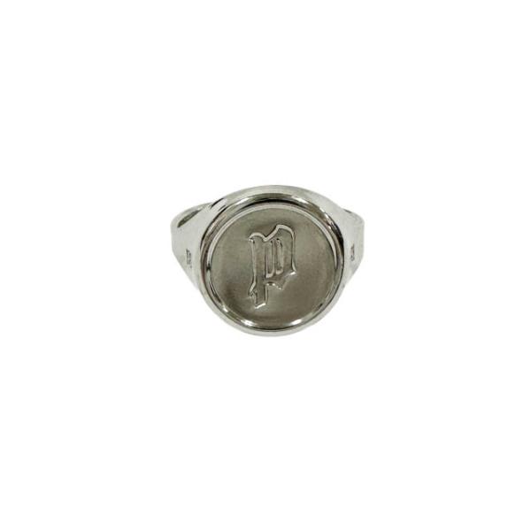 POINTLESS JOURNEY ポイントレス ジャーニー 常田大希 TOY RING "P" Silver engraved ロゴ トイリング シルバー ブランド古着ベクトル 中古▲■260424 メンズ【表記サイズ】フリー【実寸サイズ...