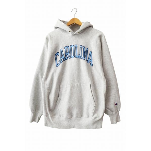 チャンピオン CHAMPION 90s Reverse Weave CAROLINA  リバース ウィーブ カロライナ フーディ パーカー XL 灰 グレー ブランド古着ベクトル 260514 メンズ【ブランド】チャンピオン CHAMPIO...