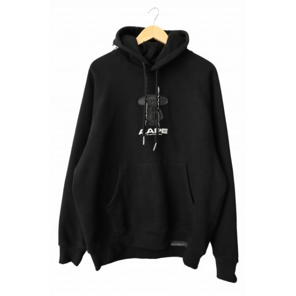 アベイシングエイプ A BATHING APE AAPE Moonface Hoodie ムーンフェイス フーディ パーカー XL 黒 ブラック ブランド古着ベクトル 260503 メンズ【ブランド】アベイシングエイプ A BATHING ...