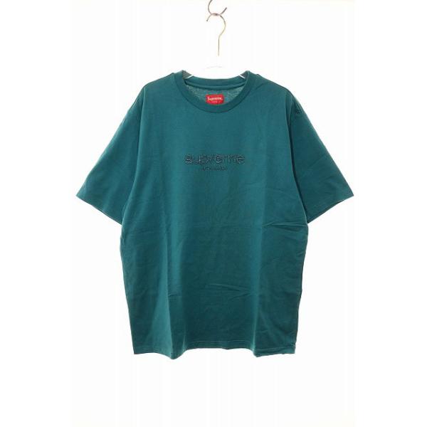 シュプリーム SUPREME 22SS BEADED LOGO S/S TOP GREEN M ビーズ クラシック ロゴ Tシャツ グリーン 【ブランド古着ベクトル】☆AA★250823 メンズ【ブランド】シュプリーム SUPREME【表記...