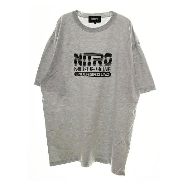 NITRICH NITRO MICROPHONE UNDERGROUND TEE GREY XXL ニトロ マイクロフォン アンダーグラウンド Tシャツ グレー 【ブランド古着ベクトル】☆AA★●【表記サイズ】XXL【実寸サイズ】肩幅：60...