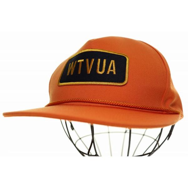 ダブルタップス WTAPS 19SS MILITIA 02 CAP.COPO.TWILL ORANGE 00 191HCDT-HT10 フラットバイザー ミリタリー ロゴ ワッペン キャップ オレンジ ☆AA★▲251101【ブランド】ダブ...