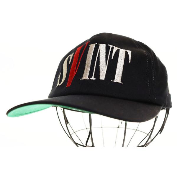 セントマイケル SAINTMICHAEL × VLONE 22AW CAP BLACK SM-S22-0000-081 ヴィーロン ロゴ 刺繍 ベースボール キャップ ブラック ☆AA★▲251127 メンズ【ブランド】セントマイケル SA...