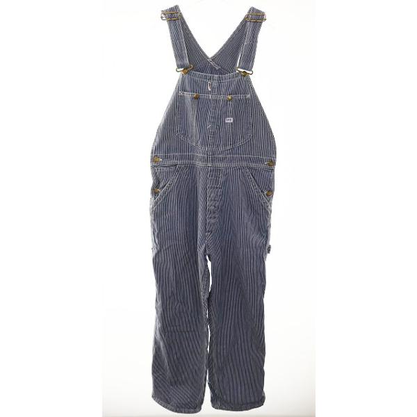 リー LEE オーバオール 1940年復刻モデル ヒッコリー THE ARCHIVES アーカイブス 38  LM6291 ロングL 日本製 ブルー ●260320 メンズ【ブランド】リー LEE【表記サイズ】38【実寸サイズ】腰から胸当て...