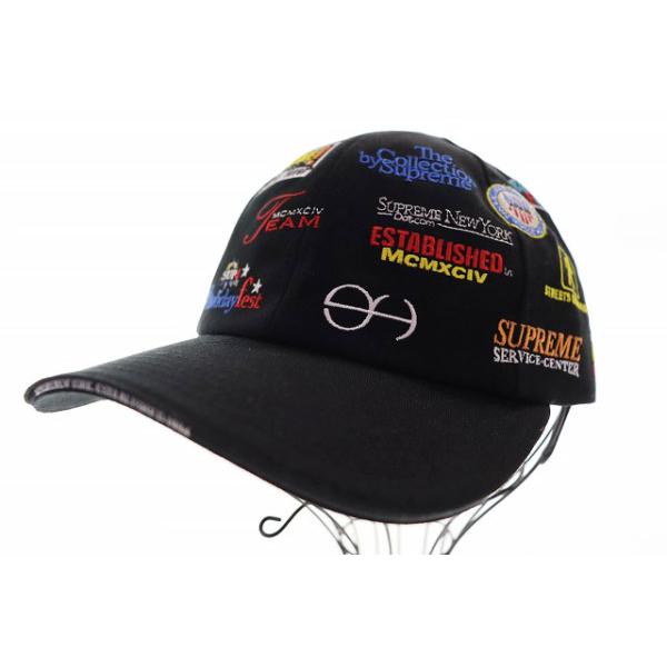 シュプリーム SUPREME 22AW SPONSORS 6-PANEL BLACK スポンサード パネル キャップ ブラック 帽子 【ブランド古着ベクトル】☆AA★▲260113 メンズ【ブランド】シュプリーム SUPREME【表記サイズ...