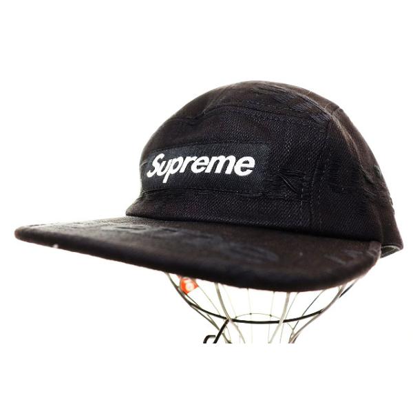 シュプリーム SUPREME 25AW JACQUARD LOGOS DENIM CAMP CAP BLACK ジャカード ロゴ デニム キャンプ キャップ ブラック ☆AA★■260213【ブランド】シュプリーム SUPREME【表記サイ...