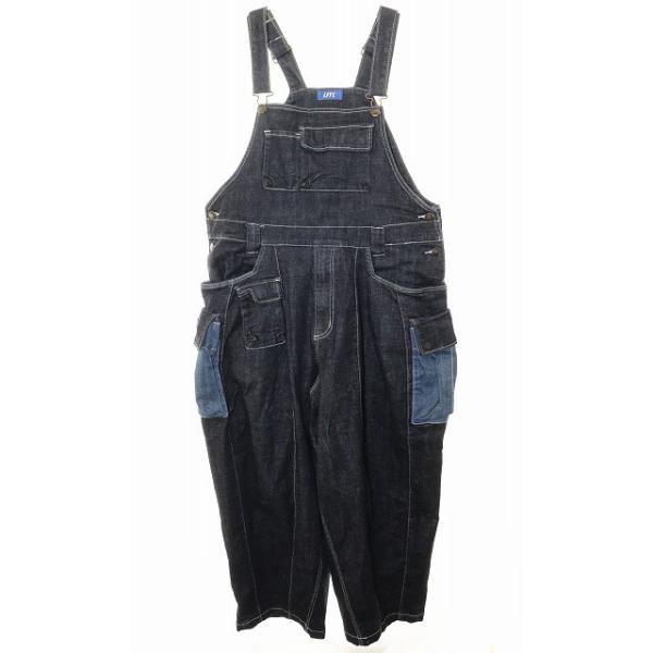 ラファイエット Lafayette × LAKH DENIM OVERALL L デニム オーバーオール ネイビー 【ブランド古着ベクトル】●251207 メンズ【ブランド】ラファイエット Lafayette【表記サイズ】L【実寸サイズ】腰...