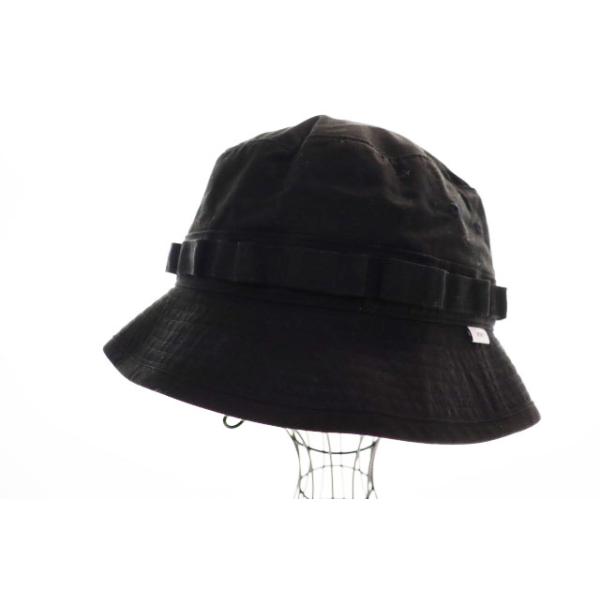 ダブルタップス WTAPS 21SS JUNGLE HAT COTTON WEATHER BLACK サイズ 03 211HCDT-HT16 ジャングル ハット コットン ウェザー バケットハット ☆AA★●260511【ブランド】ダブルタ...