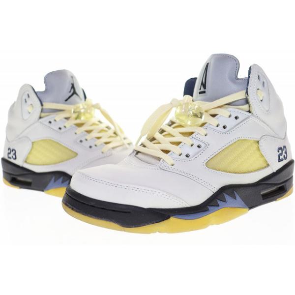 ナイキ NIKE × A MA MANIERE アママニエール WMNS AIR JORDAN 5 RETRO SP 26.5cm FZ5758-004 AJ5 ウィメンズ エア ジョーダン レトロ ドーン ▲■260209 メンズ【ブラン...