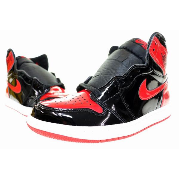 ナイキ NIKE AIR JORDAN 1 RETRO HIGH OG PATENT BRED 2021 27cm 555088-063 AJ1 エア ジョーダン I レトロ ハイ パテント ブレッド ▲■260210【ブランド】ナイキ N...