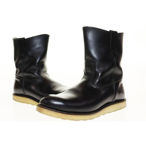 レッドウィング REDWING 8169 PECOS BOOTS 10E 09年 ペコス ブーツ レザー ブラック クローム 【ブランド古着ベクトル】●▲■260216 メンズ【ブランド】レッドウィング REDWING【表記サイズ】10E ...