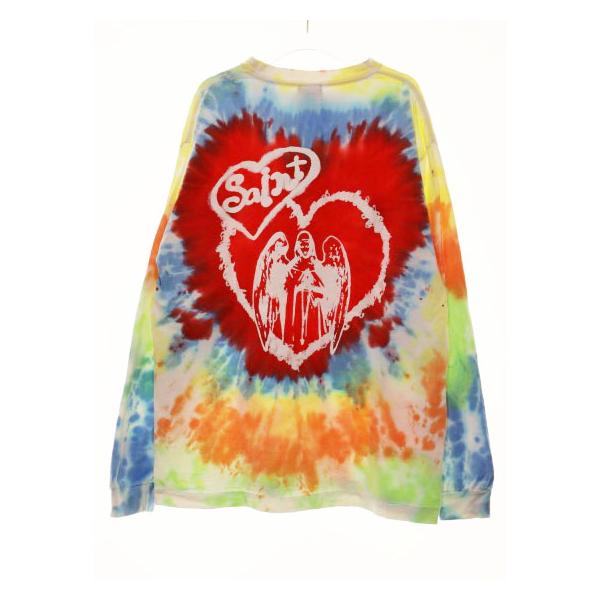 セントマイケル SAINTMICHAEL 21SS LS TEE__TIE DYE Lサイズ SM-S21-0000-010 タイダイ染 長袖 Tシャツ マルチカラー ロンT ☆AA★ 260312【ブランド】セントマイケル SAINTMI...