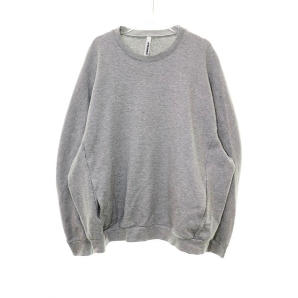 アタッチメント ATTACHMENT CO/PE DOUBLE KNIT SWEAT SHIRT GREY サイズ 2 AJ31-009 ダブル ニット スウェット シャツ トレーナー グレー ●260331【ブランド】アタッチメント AT...