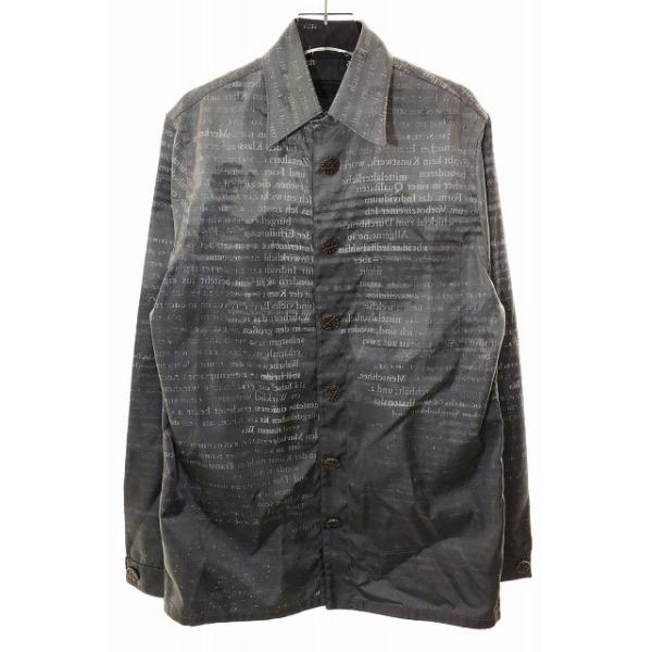 プラダ PRADA × Herzog &amp; de Meuron シャツ ジャケット サイズ38 ヘルツォーク＆ド・ムーロン ロゴ グレー ☆AA★260406 メンズ【ブランド】プラダ PRADA【表記サイズ】38【実寸サイズ】肩幅：...