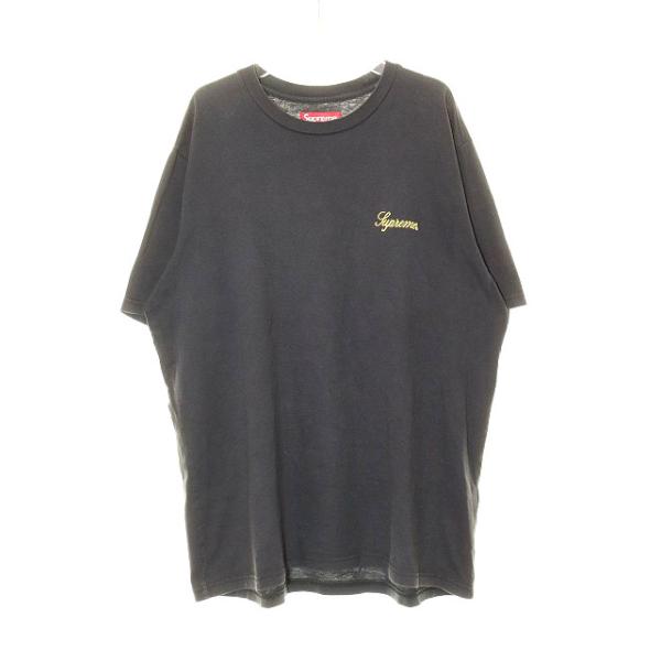 シュプリーム SUPREME 23AW WASHED SCRIPT S/S TOP BLACK Mサイズ ウォッシュド スクリプト ロゴ 刺繍 半袖 Tシャツ ブラック 黒 ☆AA★260415【ブランド】シュプリーム SUPREME【表記...