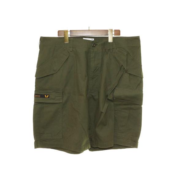 ダブルタップス WTAPS 21SS CARGO SHORTS COTTON RIPSTOP サイズ 04 211BRDT-PTM05 カーゴ ショーツ コットン カーキ 【ブランド古着ベクトル】260806【ブランド】ダブルタップス WT...