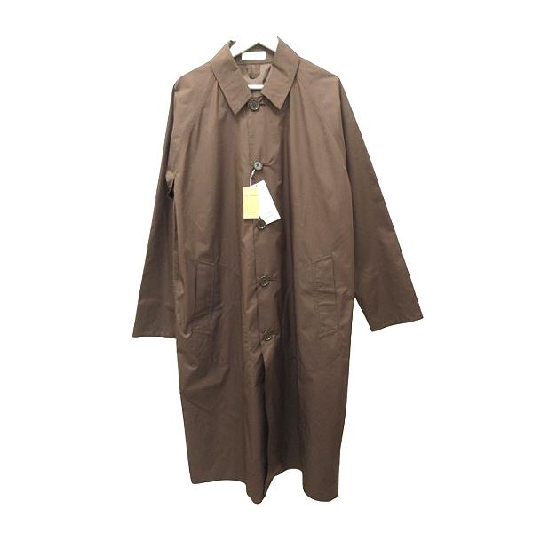 未使用品 ランデヴー オー グローブ rdv o globe ステンカラーコート ナイロンコート ブラウン 3 メンズ【表記サイズ】3【実寸サイズ】身幅：63.5cm　着丈：115cm　ゆき丈：88cm　　【素材】ポリエステル100%【色】...