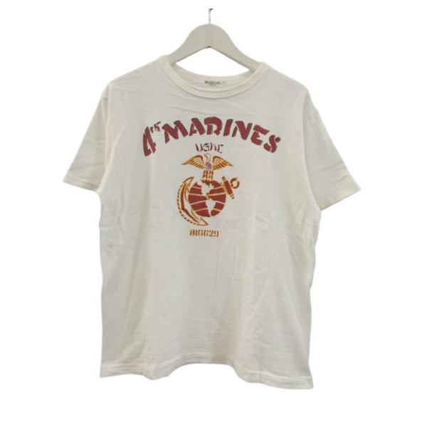 ヘラーズカフェ HELLER'S CAFE HC-M21 S/S プリントTシャツ MARINES マリーンズ 半袖 ホワイト 白 38 M トップス メンズ【ブランド】ヘラーズカフェ HELLER'S CAFE【表記サイズ】38【実寸サイ...