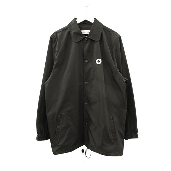 ドロール ド ムッシュ DROLE DE MONSIEVR コーチジャケット バックプリント ブラック S メンズ【表記サイズ】S【実寸サイズ】肩幅：45cm　身幅：59cm　袖丈：67cm　着丈：80cm　　【素材】ポリエステル100%【...