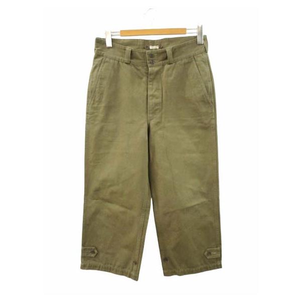 フィグベル PHIGVEL MIL TROUSERS PMAG-PT10-SS ミルトラウザー パンツ 1 カーキグリーン系 ボトムス メンズ【ブランド】フィグベル PHIGVEL【表記サイズ】1【実寸サイズ】ウエスト：80cm　もも幅：3...